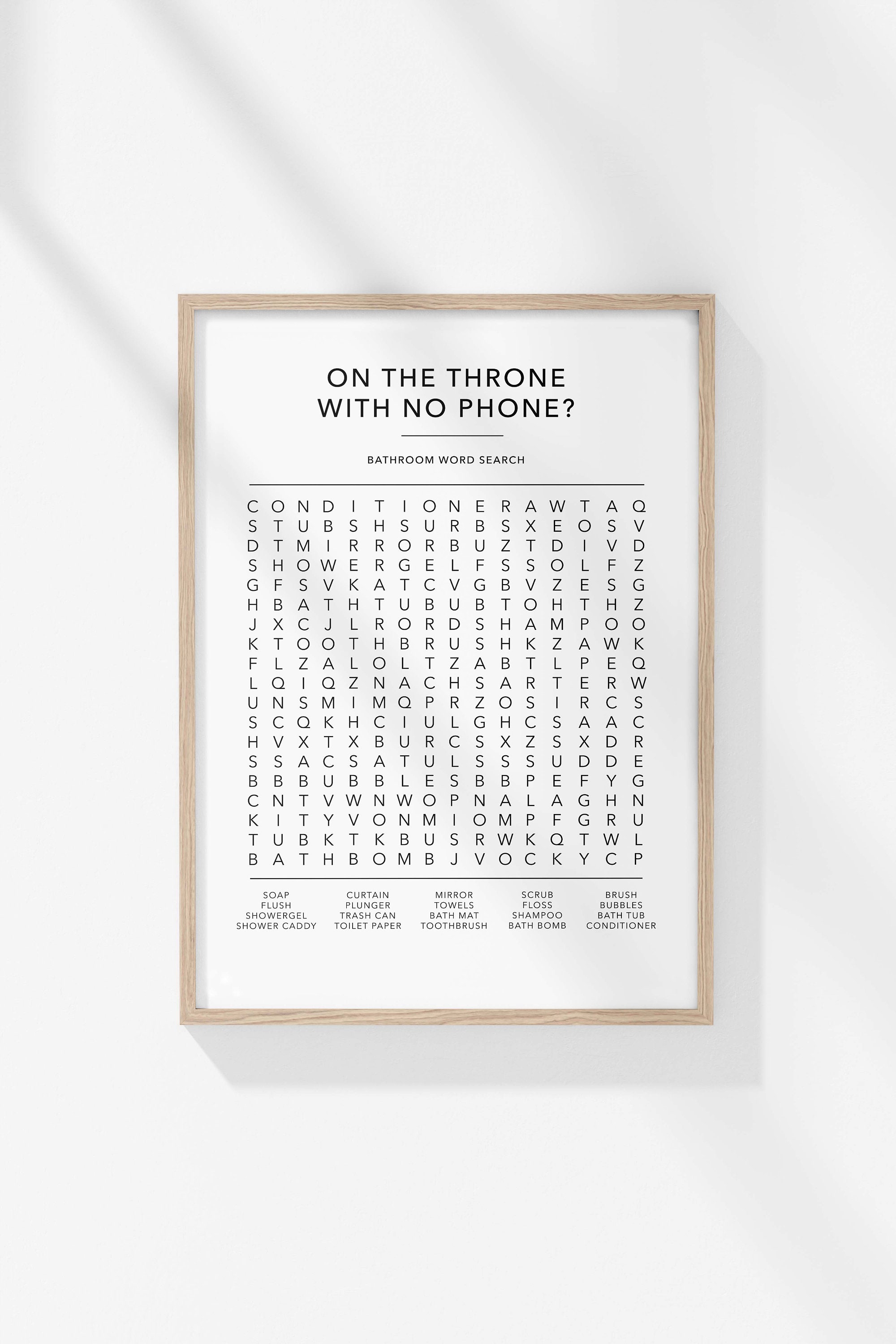 Forgot Your Phone Bathroom Sign Anagram Riddles and Word - Etsy