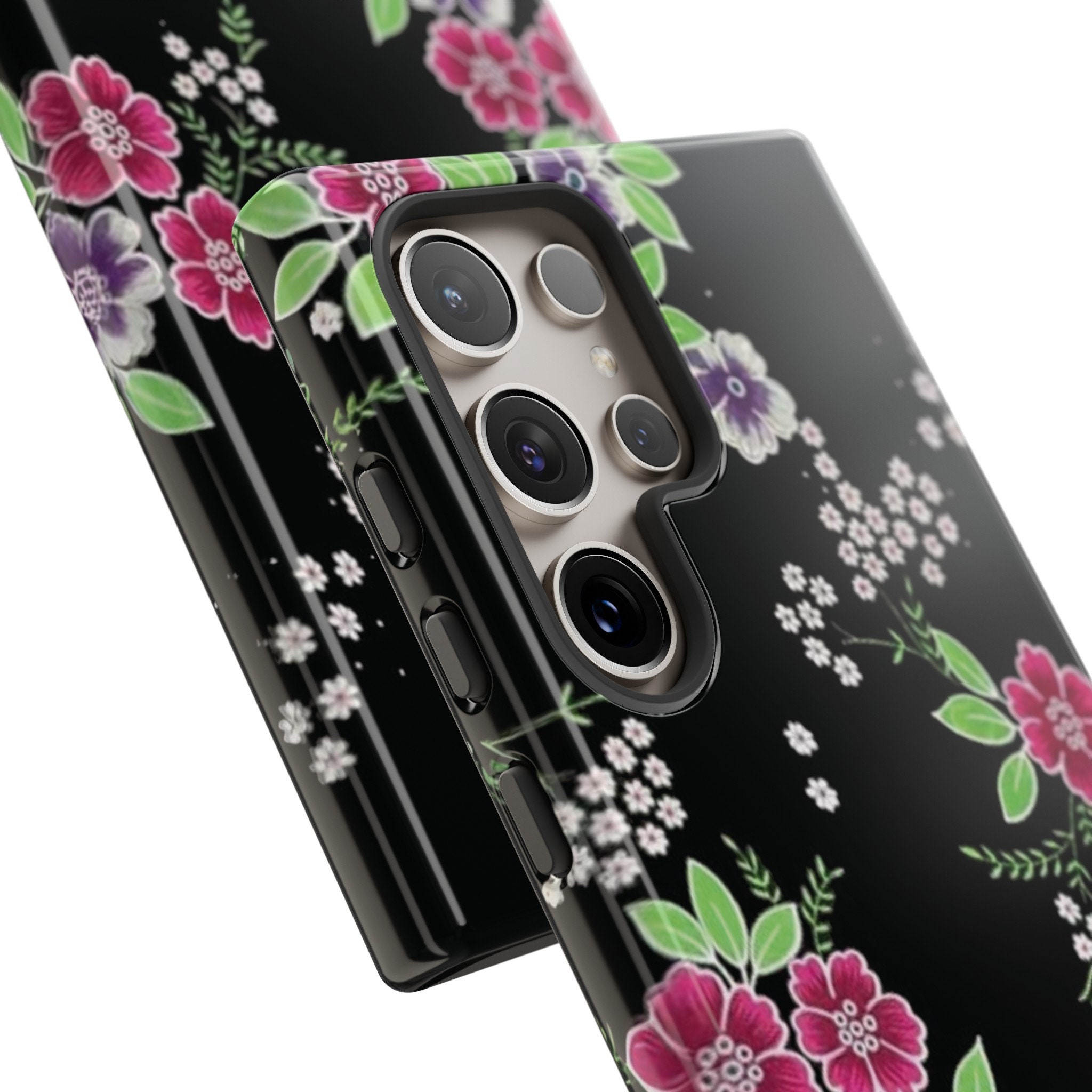 Black Hmong Ntaub Lis Loos Tough Phone Case, Hmong Phone Cases, Hmong ...