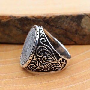 Ottoman Sign Men Ring 925 Sterling Silver Ring Ottoman Men - Etsy