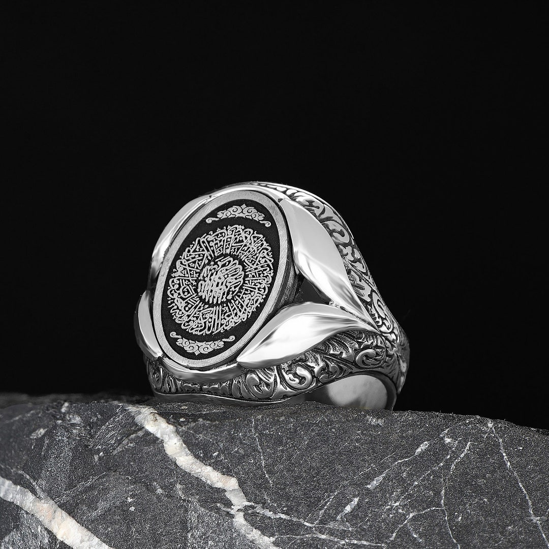 Men Ring, Ring Without Stone, Handmade Men Ring, Ottoman Men Ring, 925 ...