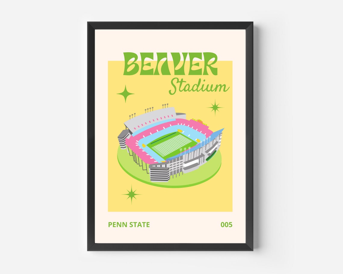 Penn State Prints Penn State Preppy Prints Penn State - Etsy