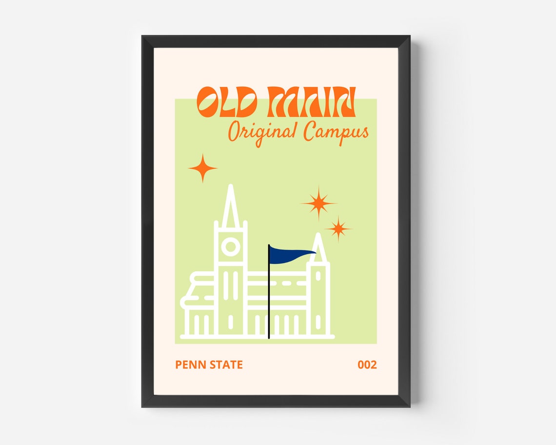 Penn State Prints Penn State Preppy Prints Penn State - Etsy