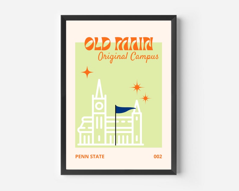 Penn State Prints Penn State Preppy Prints Penn State - Etsy