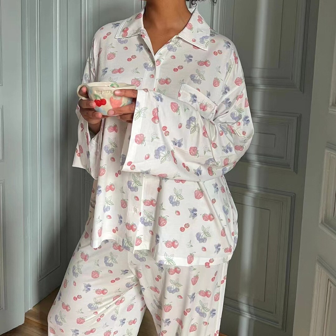 DJERF AVE Fruit and Berry Pyjamas Women's Sleepwear - Etsy