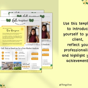 Hello Neighbor Flyer|real Estate Template| Hello Summer Real Estate ...