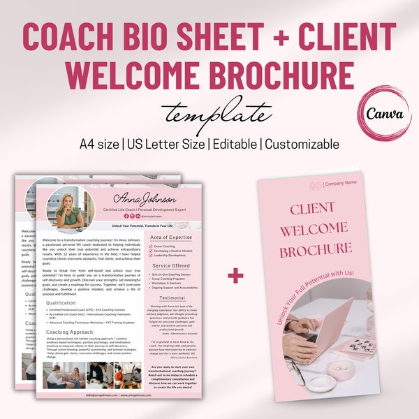 Client Onboarding Brochure Template - Etsy