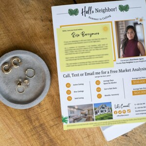 Hello Neighbor Flyer|real Estate Template| Hello Summer Real Estate ...