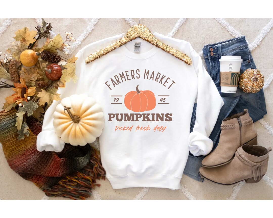 Fall Sweatshirt Women, Fall Sweater, Fall Pumpkin Sweatshirt, Fall ...