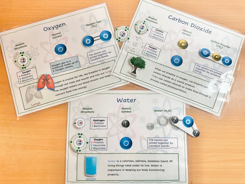Atoms and Molecules Busy Book for Kids - Etsy