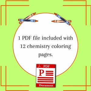 Chemistry Printable Coloring Pages Introduction to Chemistry for ...