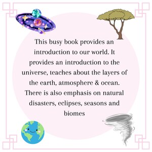 Introduction to the World Busy Book Montessori Learning Resources and ...