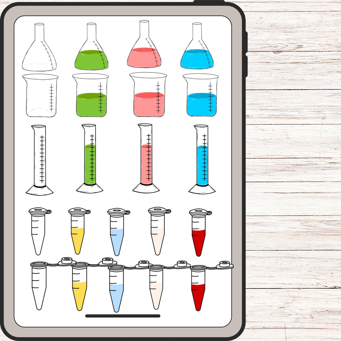 Medical Laboratory Digital Stickers for Medical or Nursing School ...