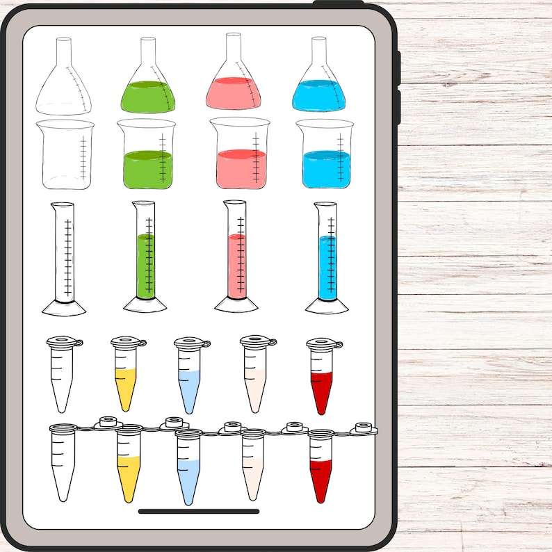 Medical Laboratory Digital Stickers for Notes and Presentations - Etsy