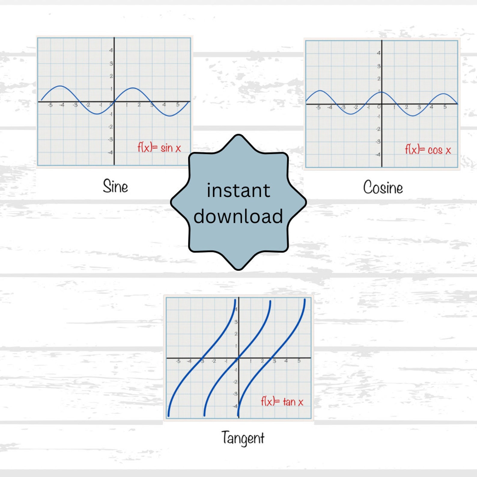 Digital Graph Stickers for Mathematics and Physics Note Taking or ...