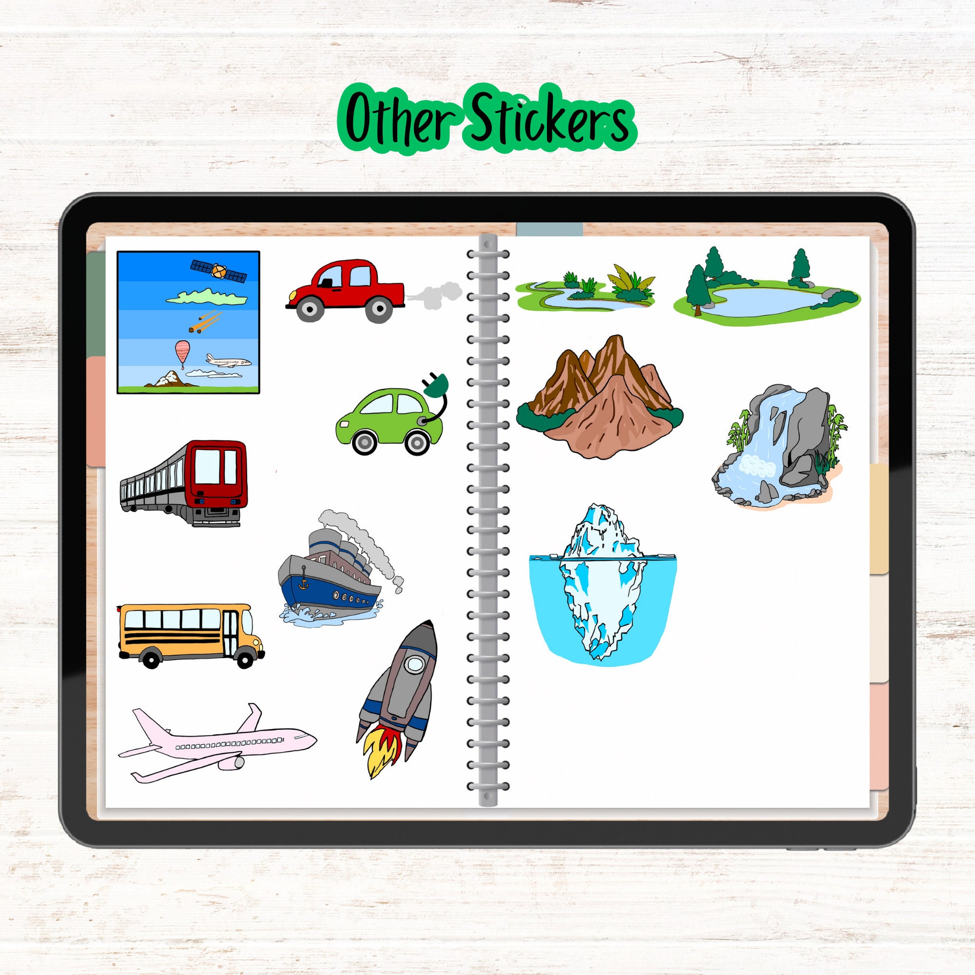 Environmental Sticker Pack for Earth Science Courses for Digital Note ...