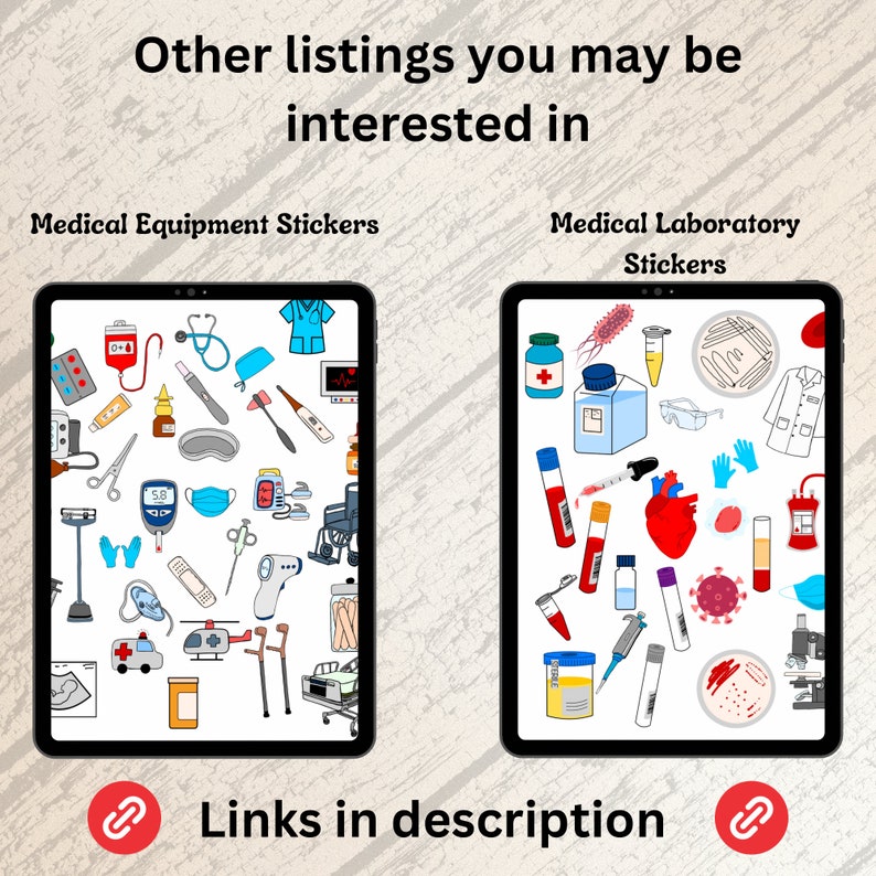 Anatomy Digital Stickers for Biology, Medical School, Nursing School ...