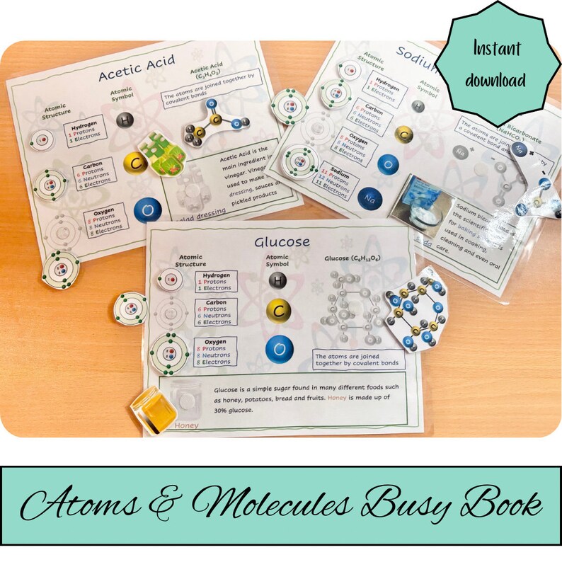 Chemistry Printable Busy Book Montessori Science Activity - Etsy