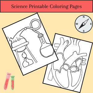 Science Printable Coloring Pages Science for Kids Science for ...