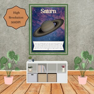 Printable Planets Solar System Posters for Classrooms and - Etsy Canada