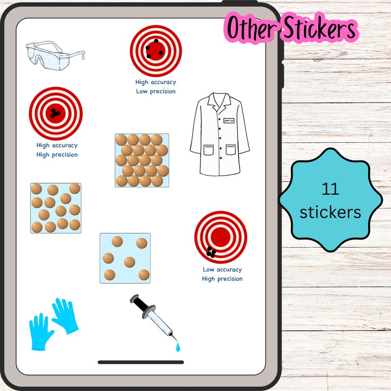 General Chemistry Digital Stickers for Goodnotes, Notability, Onenote ...