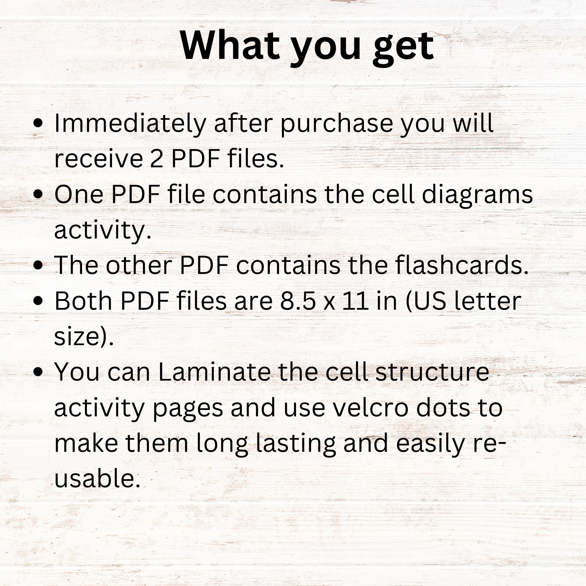 Cell Structure Unit Study: Build-a-cell Activity & Flashcards (PDF) - Etsy