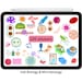 Biology Sticker Set for Anatomy, Microbiology, Cell Biology, Genetics ...