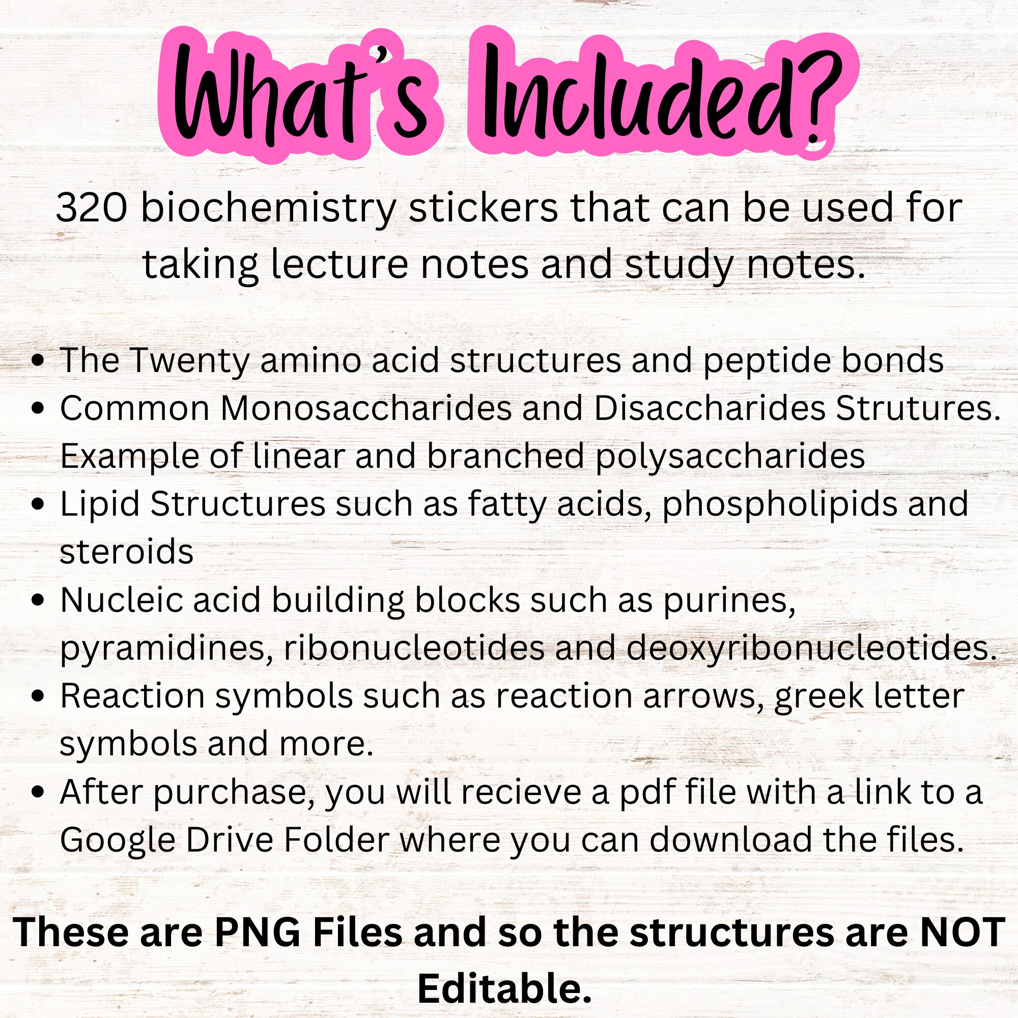 Biochemistry Molecules Sticker Set With Reaction Arrows and - Etsy