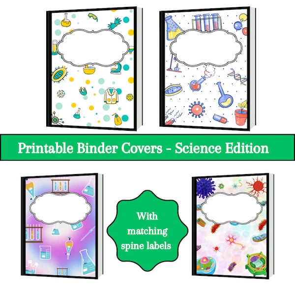 Binder Cover Spine - Etsy