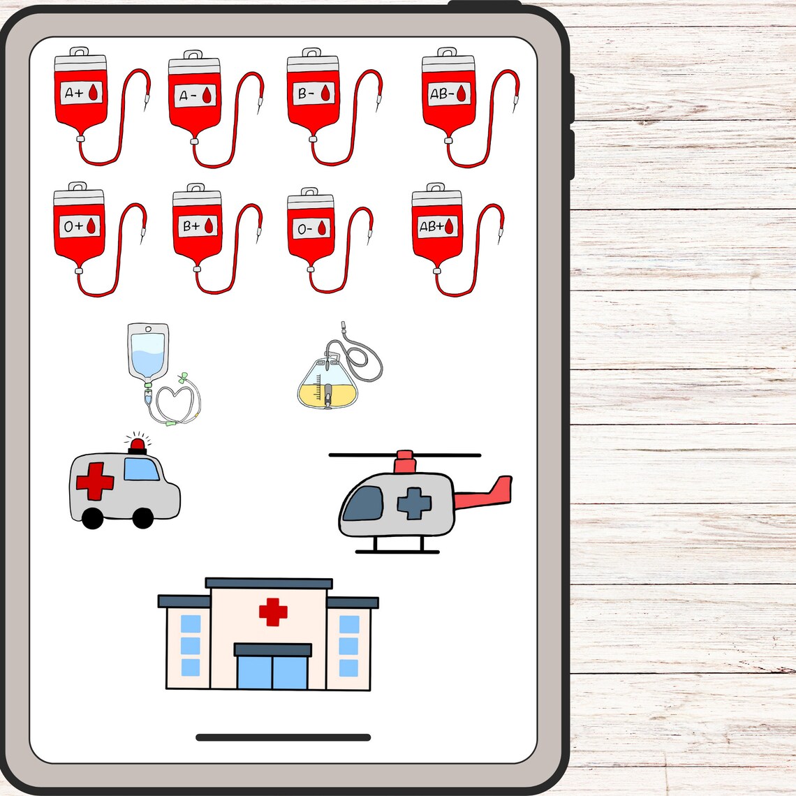 Medical Digital Stickers for Notes and Presentations - Etsy