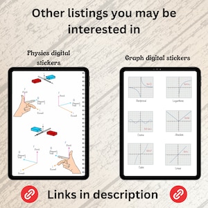 Geometry Digital Stickers for Goodnotes and Other Note Taking Apps Math ...