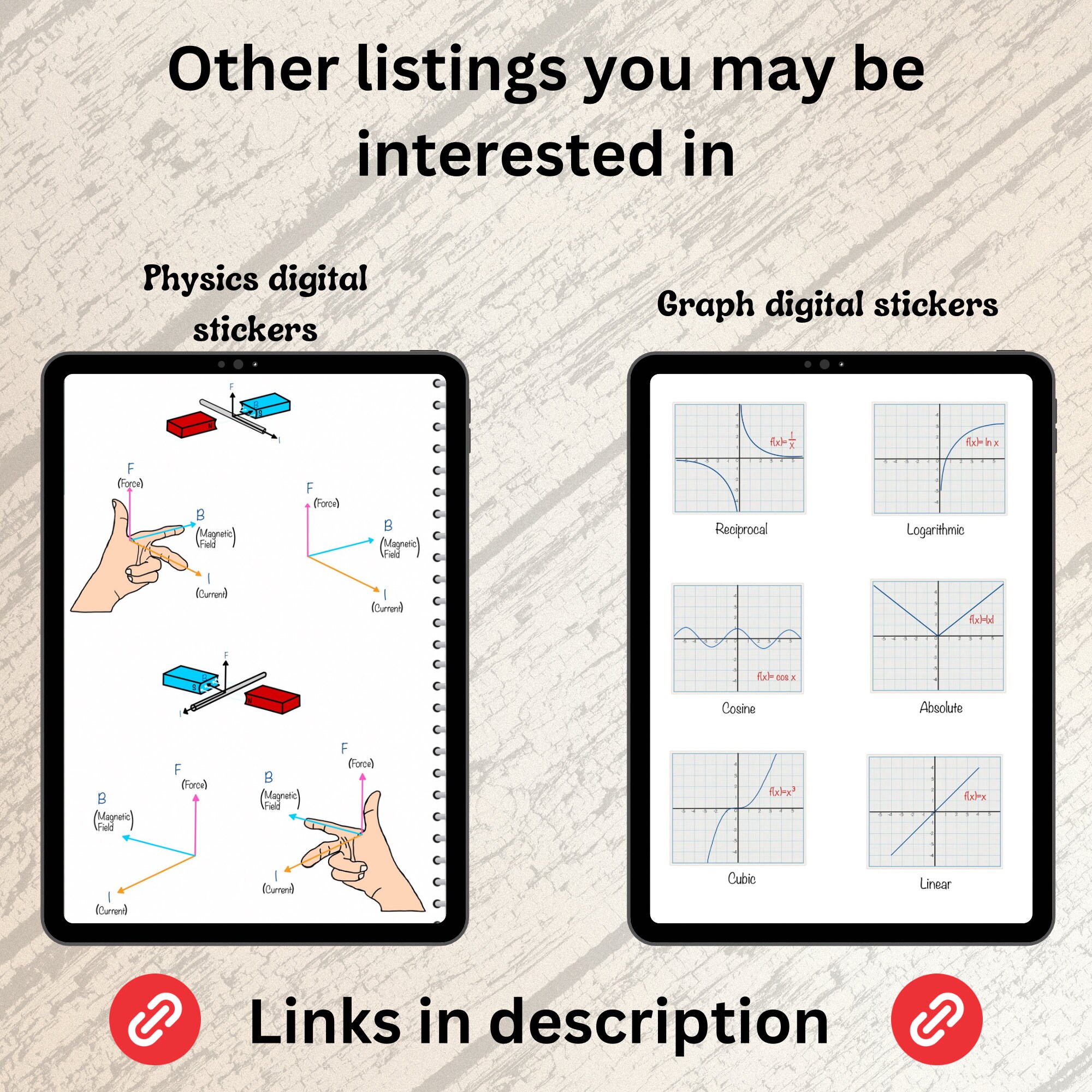 Geometry Digital Stickers for Goodnotes and Other Note Taking Apps Math ...