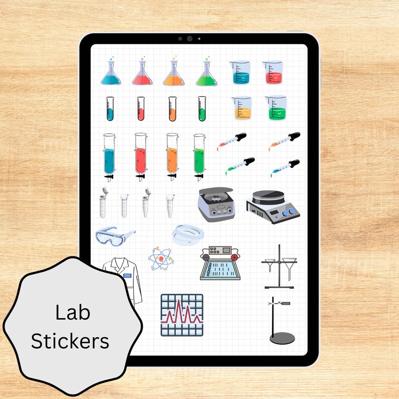 Biochemistry Molecules & Sticker Set - Digital Goodnotes File for ...