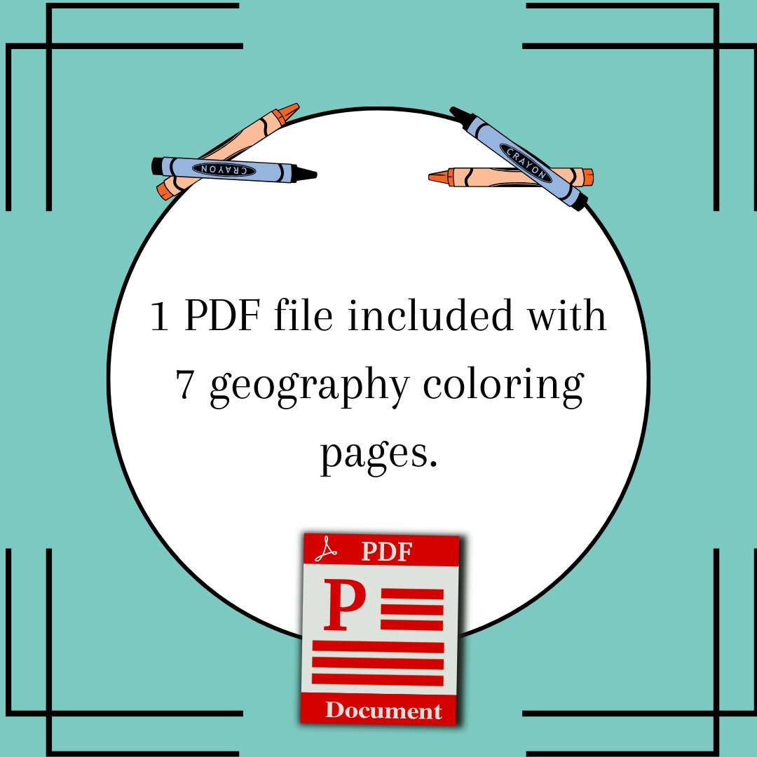 Geography Printable Coloring Pages for Kids With Continents and Animals ...
