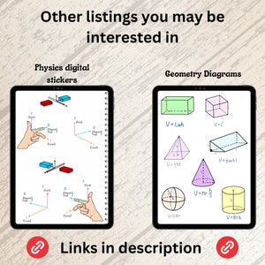 Digital Graph Stickers for Mathematics and Physics Note Taking or ...