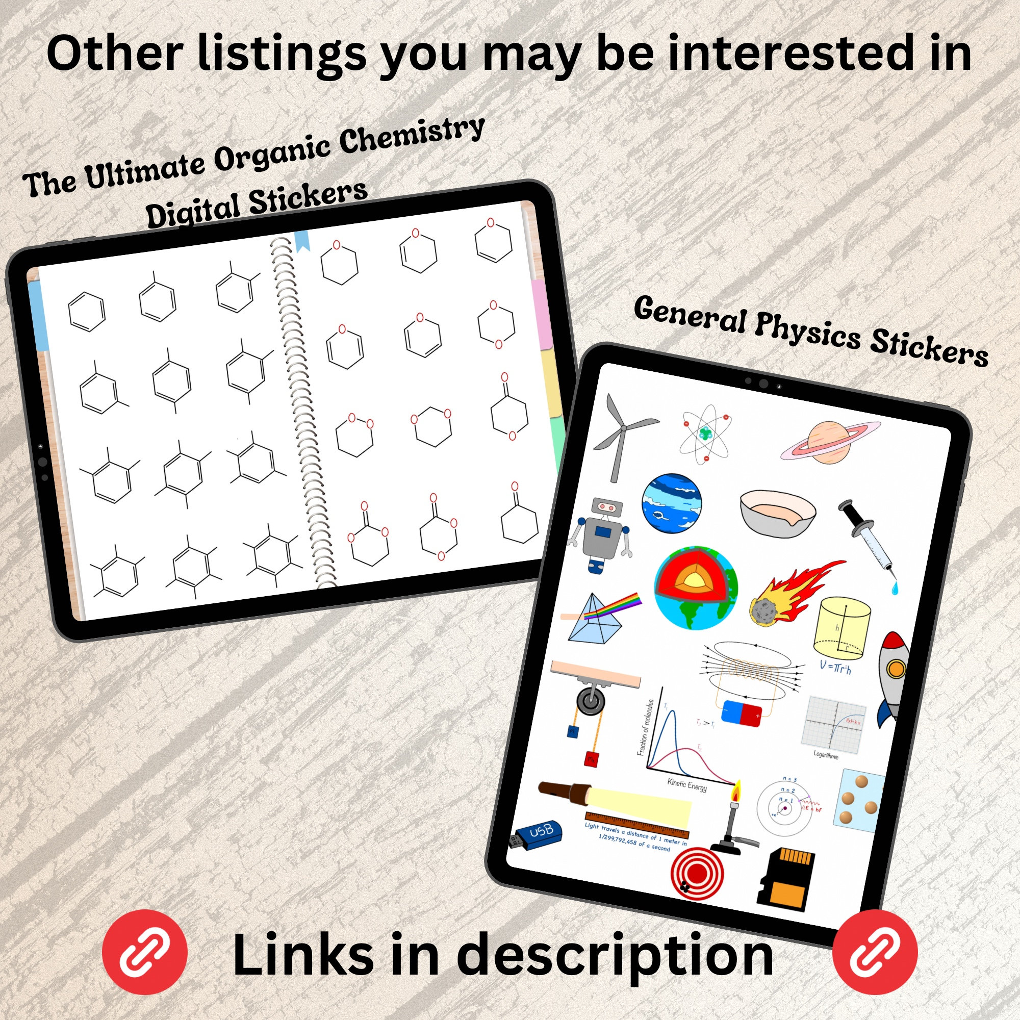 General Chemistry Digital Stickers for Note Taking Goodnotes ...