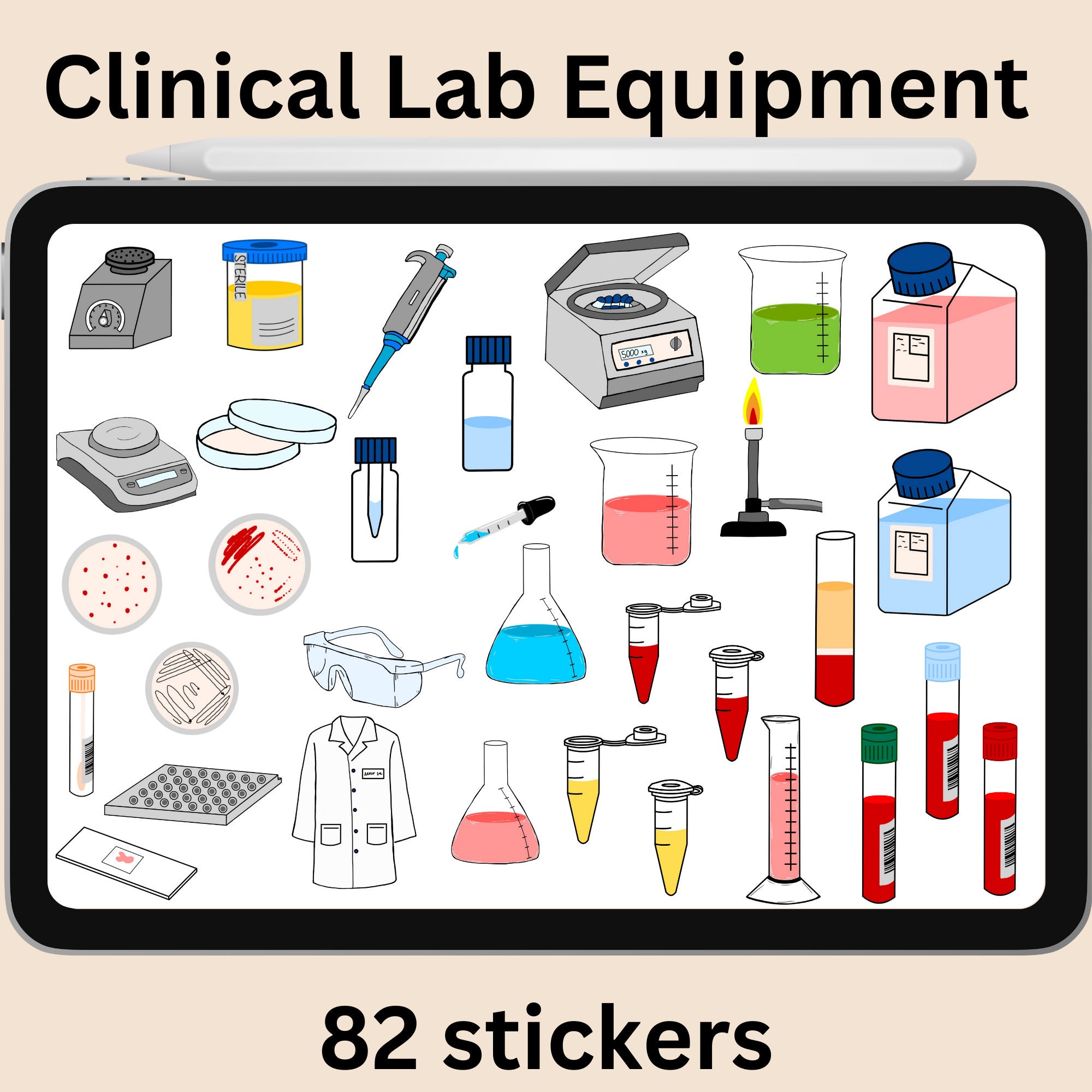 Ultimate Medical Sticker Bundle for Taking Notes Anatomy, Cell Biology ...