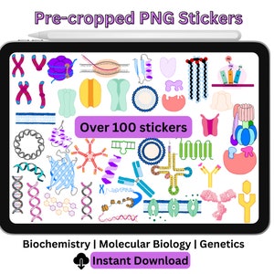 Digital Stickers for Biochemistry, Molecular Biology & Genetics ...