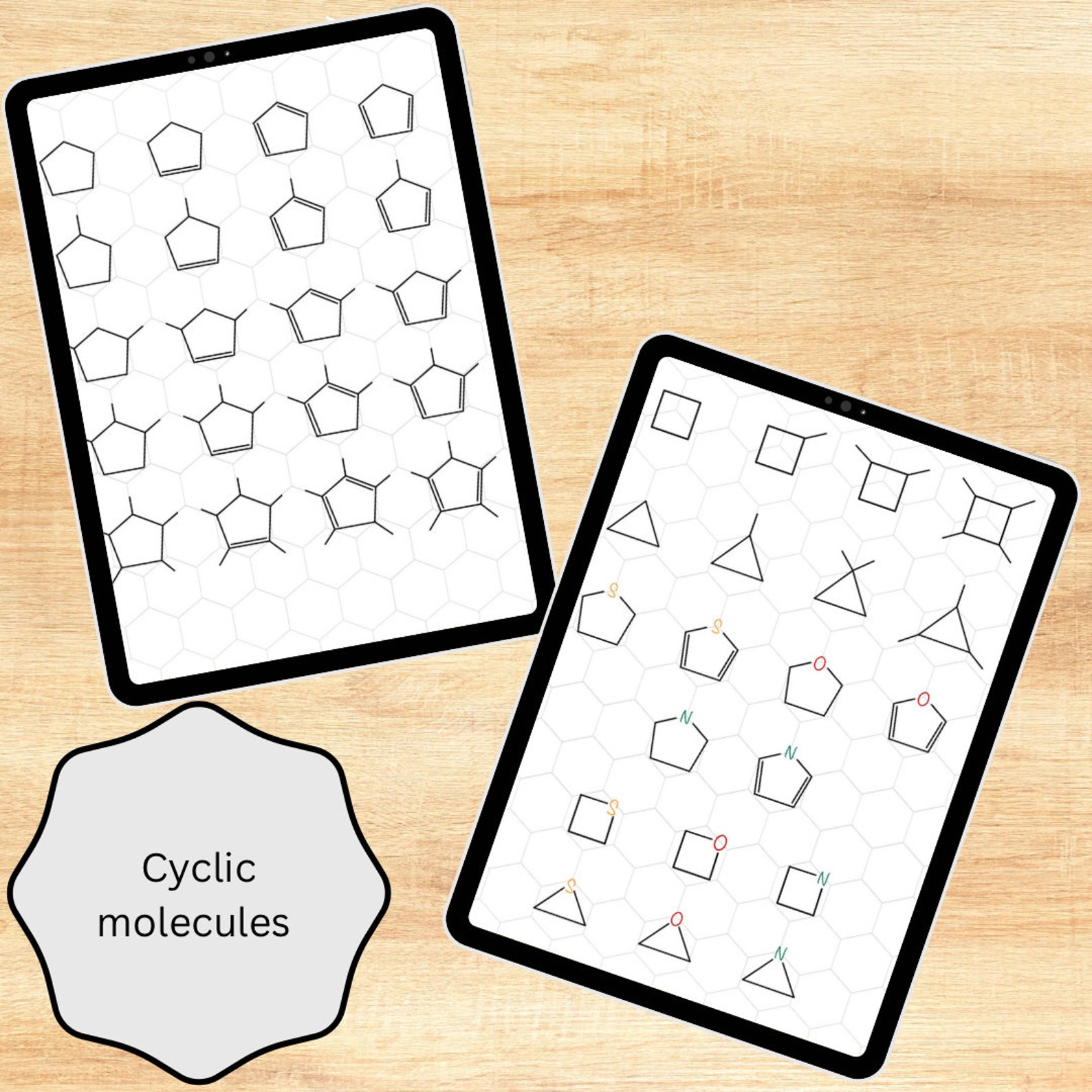 Goodnotes Organic Chemistry Editable Molecules and Common Functional ...