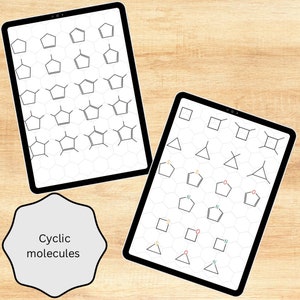 Goodnotes Organic Chemistry Editable Molecules and Common Functional ...