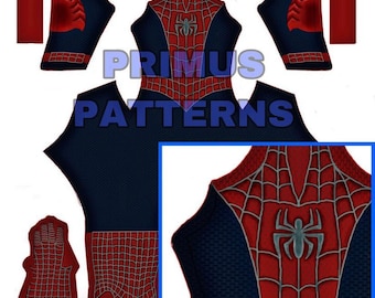 Spider Man Costume Pattern - Etsy