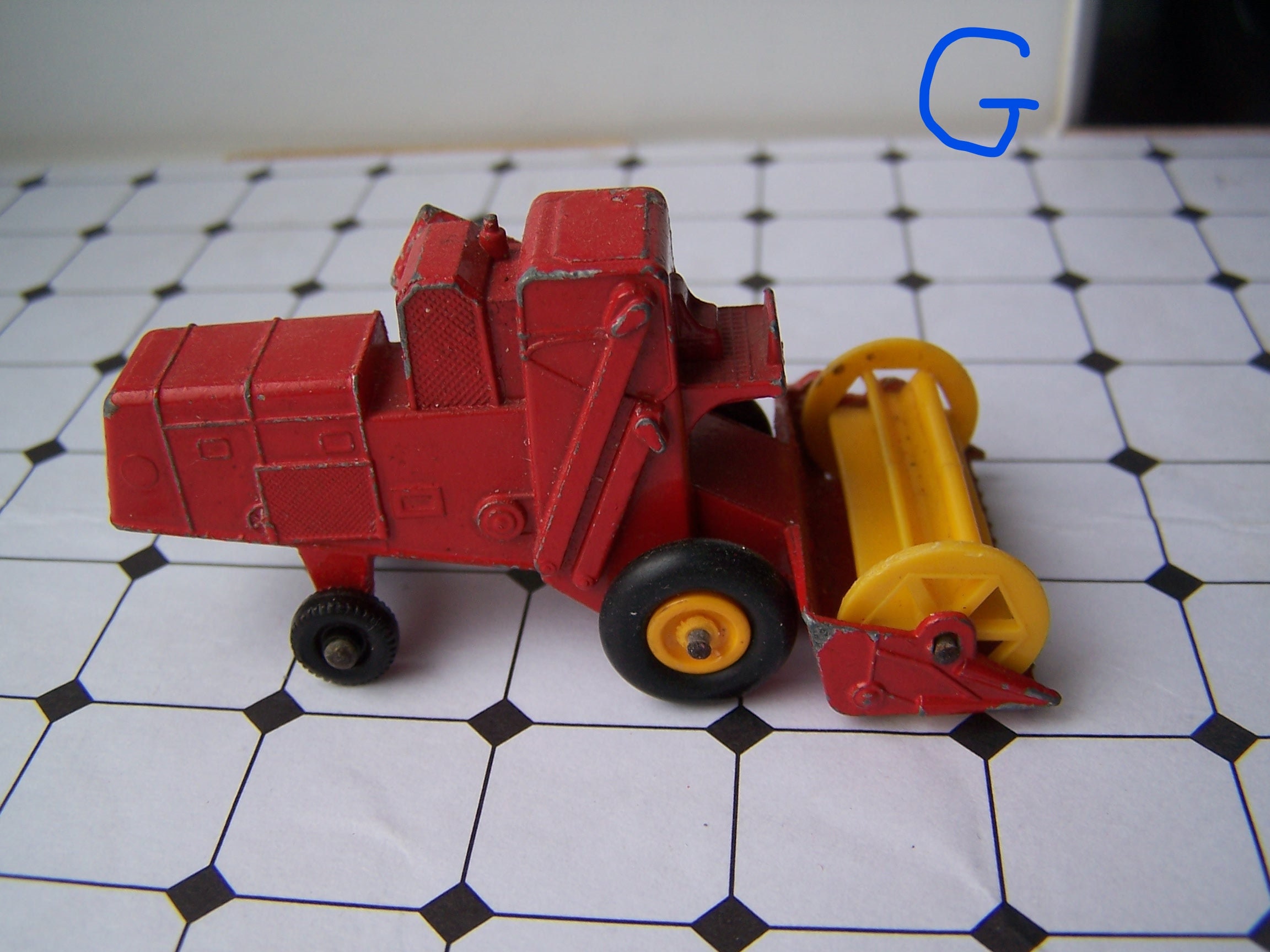 Matchbox, Lesney, Combine Harvester, Farm Vehicle, Matchbox 1-75 Series ...