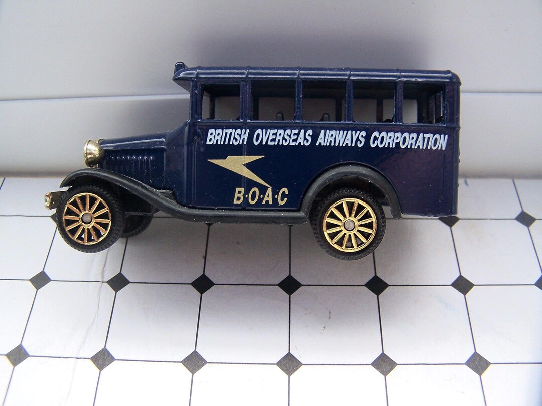 Vintage Corgi Bedford BOAC Bus, Die Cast Model - Etsy