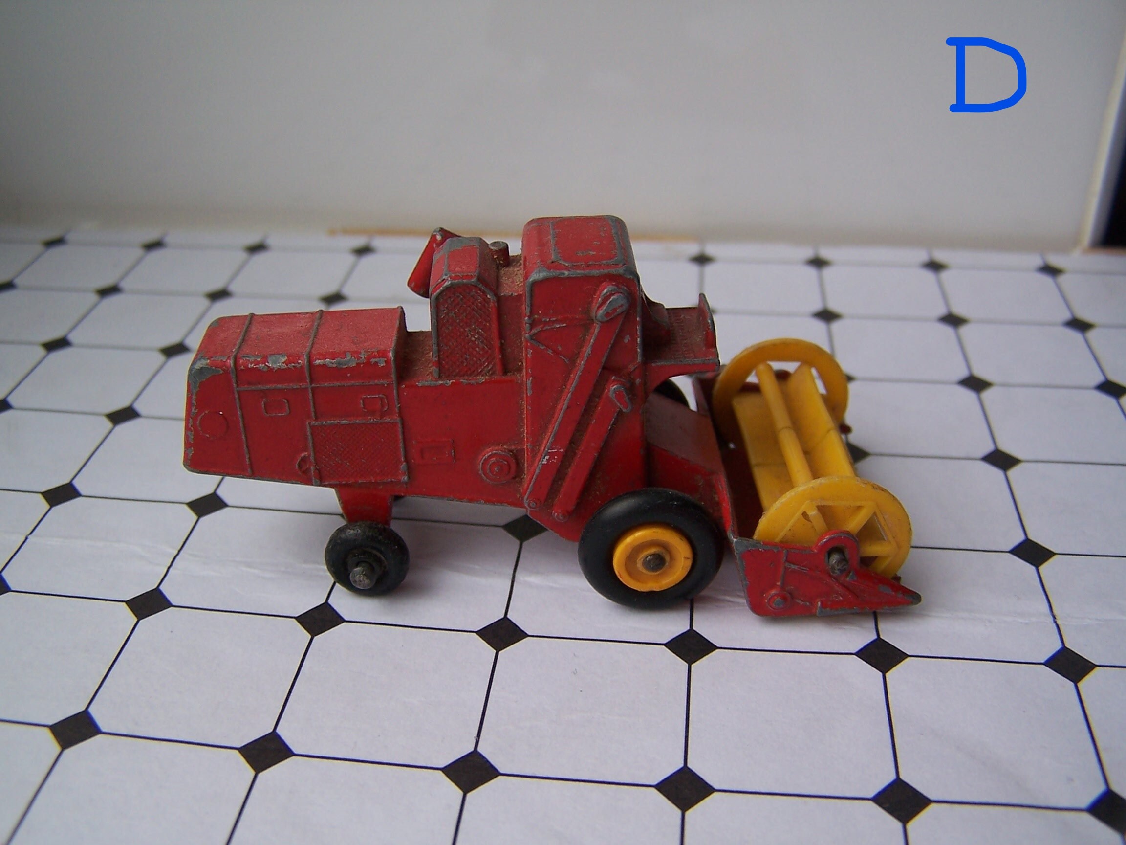 Matchbox, Lesney, Combine Harvester, Farm Vehicle, Matchbox 1-75 Series ...