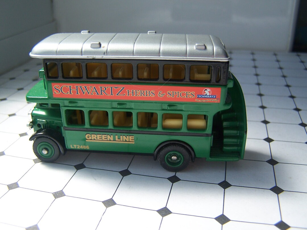 Lledo, Bus, AEC Regent, Double Decker, Promotional, Green Line ...