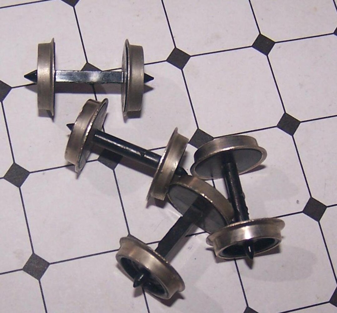 Model Railway, Wheels, OO Gauge Wheels , Quantity 4, 14 Mm Diameter ...