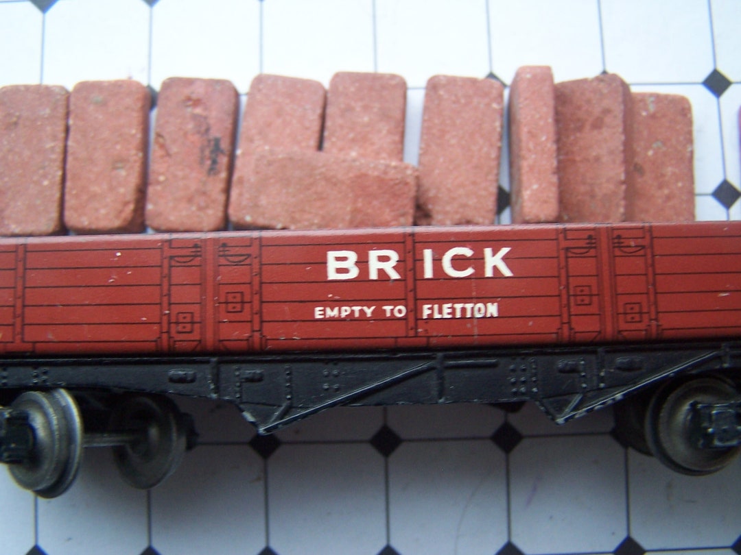 Model Railway, Hornby Dublo, Bogie Bolster Wagon, BRICK, OO Gauge ...