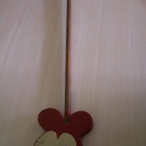 Mickey Mouse, Wooden, Push- Along Walking Toy, Rare, Attic Find ...