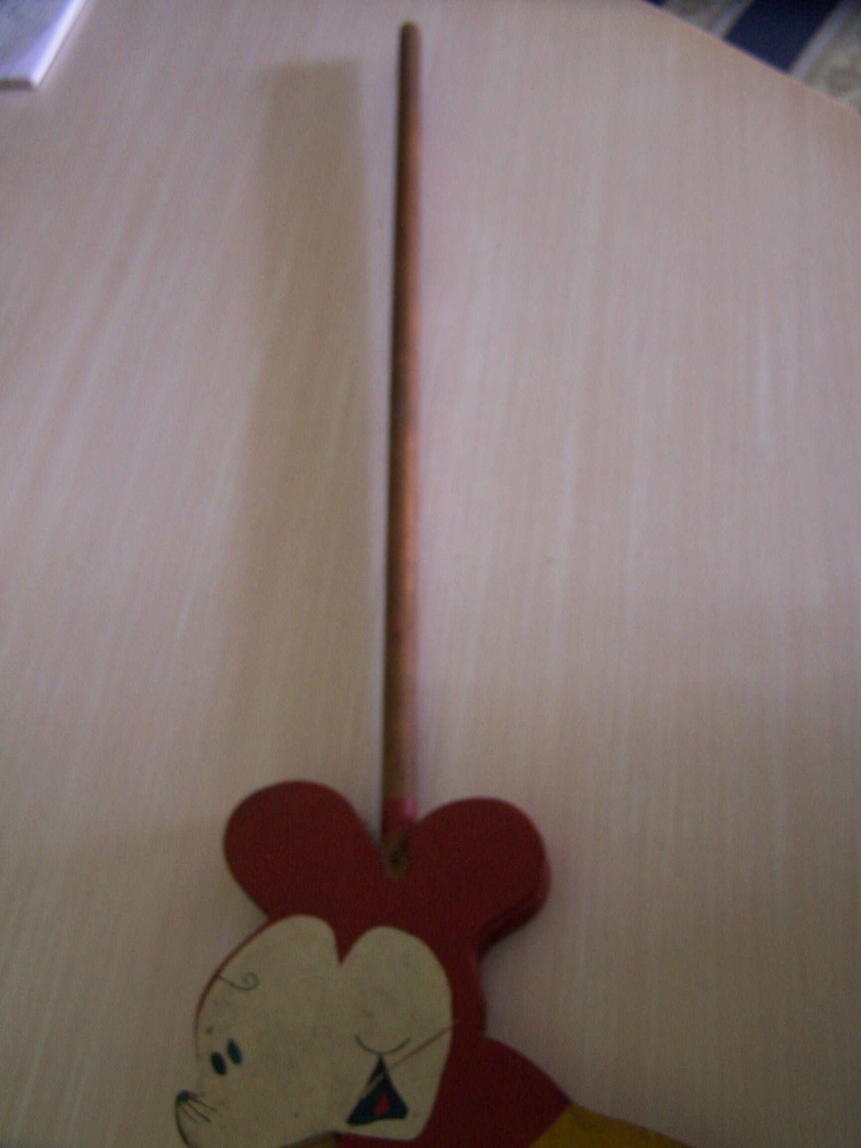 Mickey Mouse Wooden Push Along Walking Toy Rare Attic - Etsy