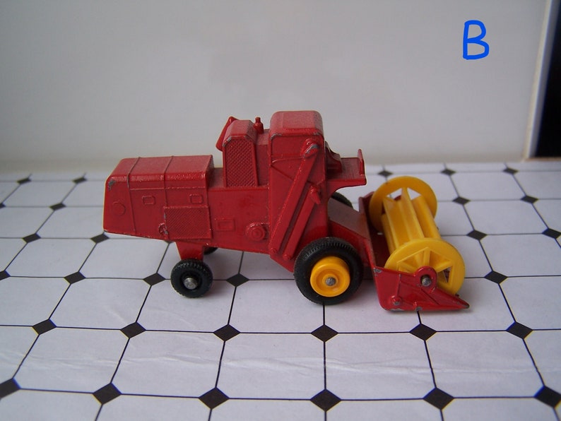 Matchbox, Lesney, Combine Harvester, Farm Vehicle, Matchbox 1-75 Series ...