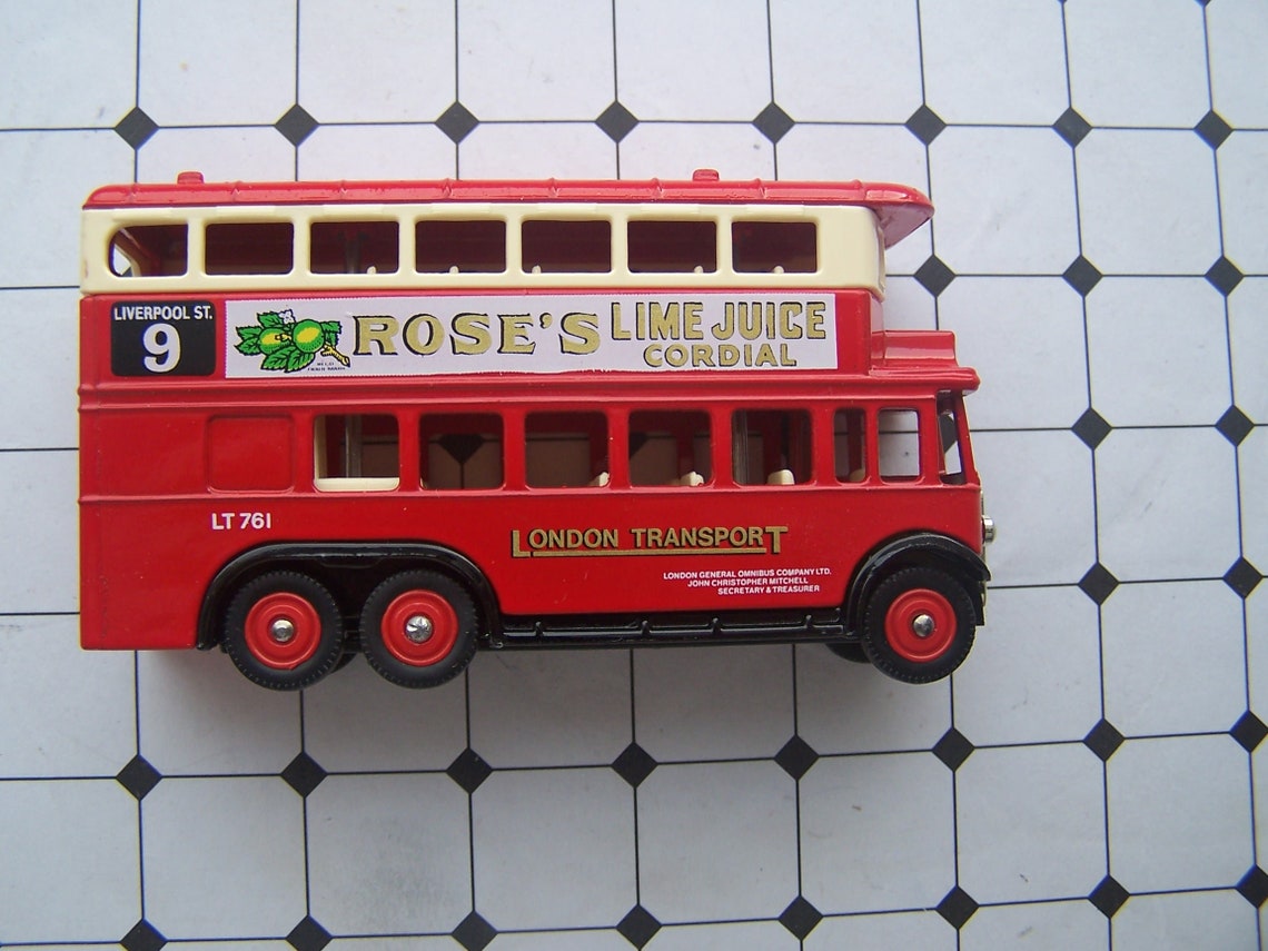 Lledo Bus AEC Renown Double Decker Rose's Lime Juice - Etsy